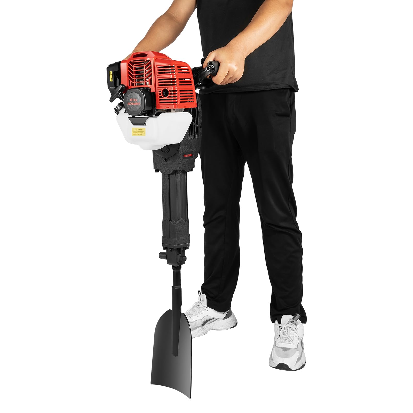 Amazon.com: CAIHAOA Handheld Trencher Digger Machine, 52cc Engine Gas ...