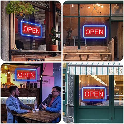Snapklik.com : LED Open Sign 16x9 Inch, 12V Super Bright Open Signs For ...