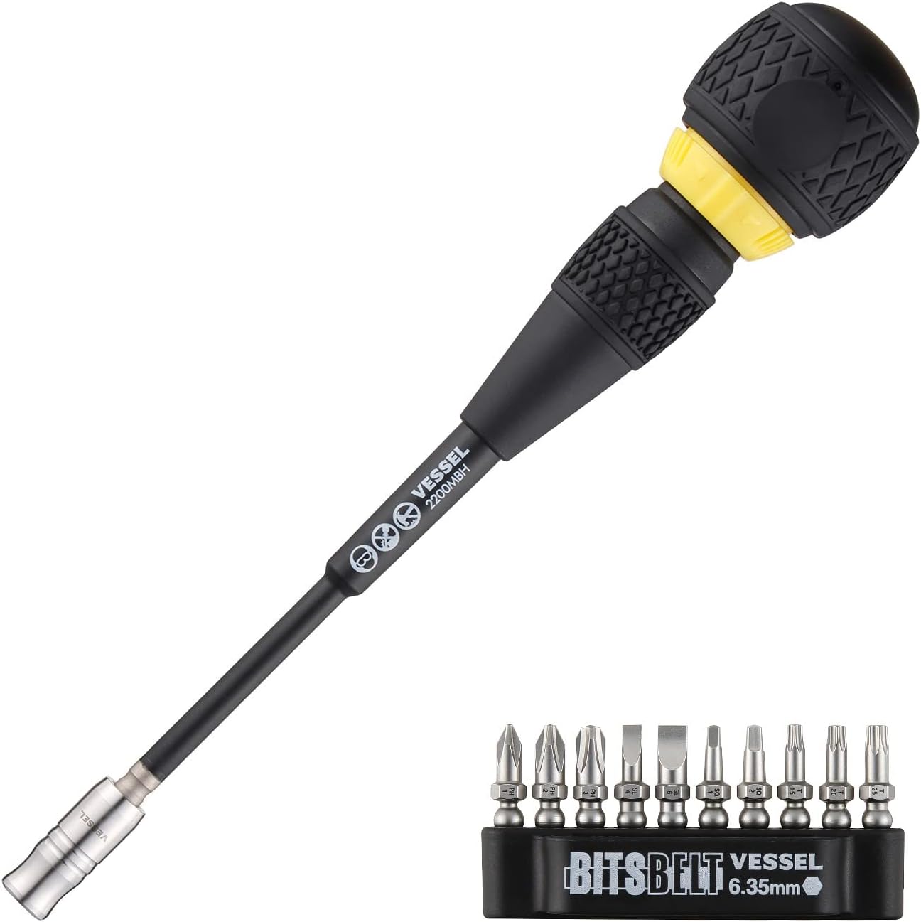 VESSEL TD-56 Precision Screwdriver Set, clear : Amazon.co.uk: DIY & Tools