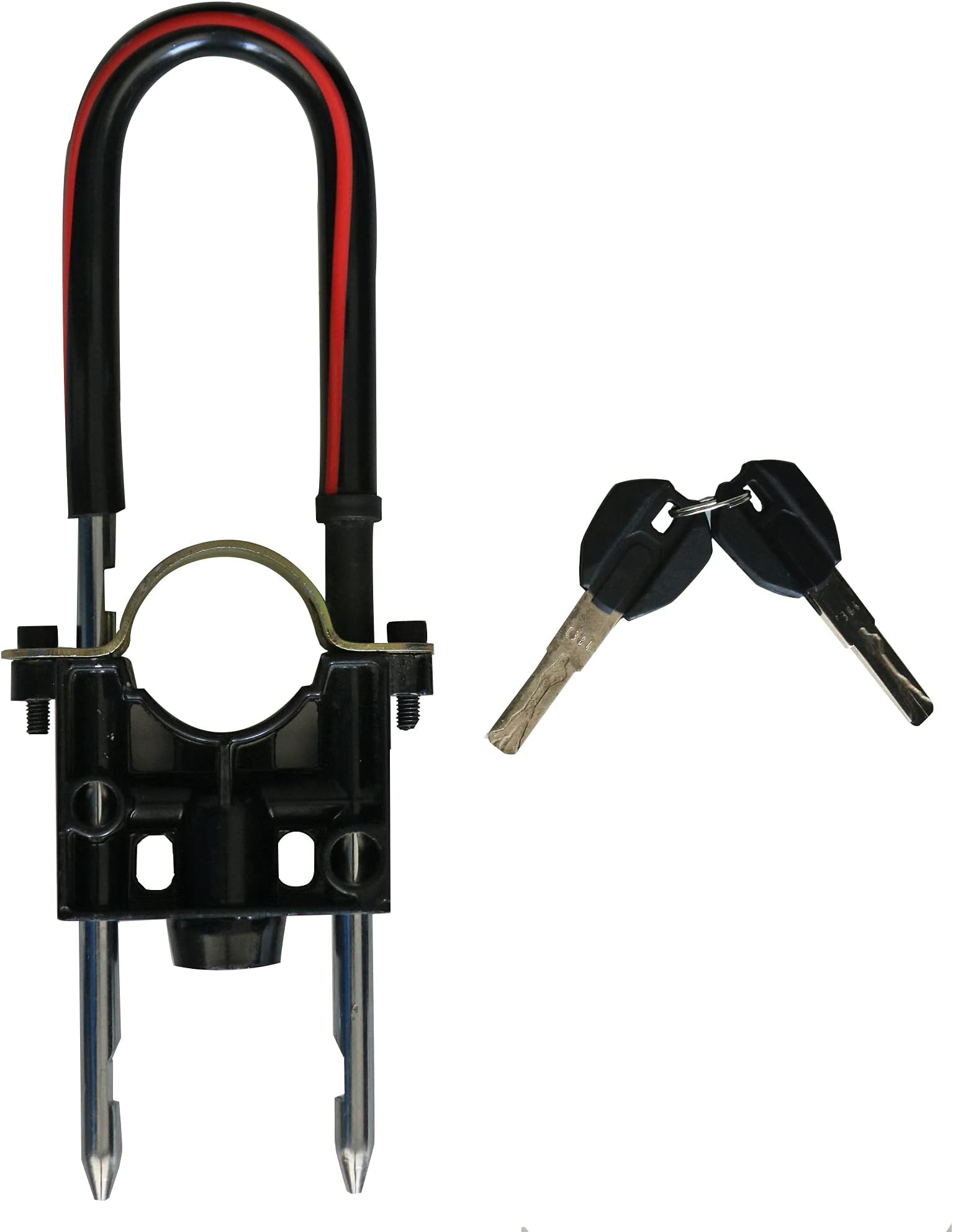 Link Bike Lock for Front Wheel 3 Keys, Silver : Amazon.in: Home Improvement