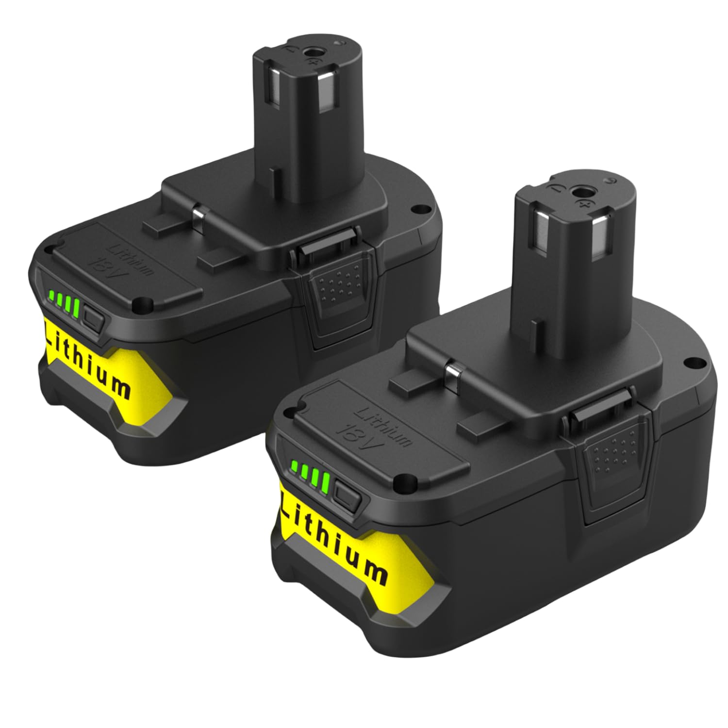 Bakipante 2Pack 18V 5.5Ah Battery Replacement for Ryobi 18V ONE+Lithium ...
