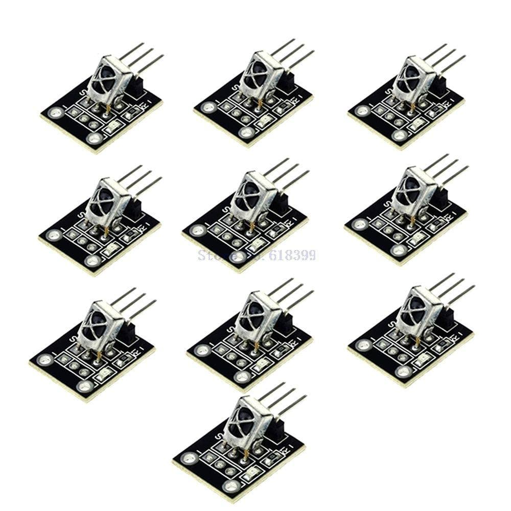 10pcs/lot A20- KY-022TL1838 VS1838B 1838 3pin 2 7-5 5V Universal IR ...