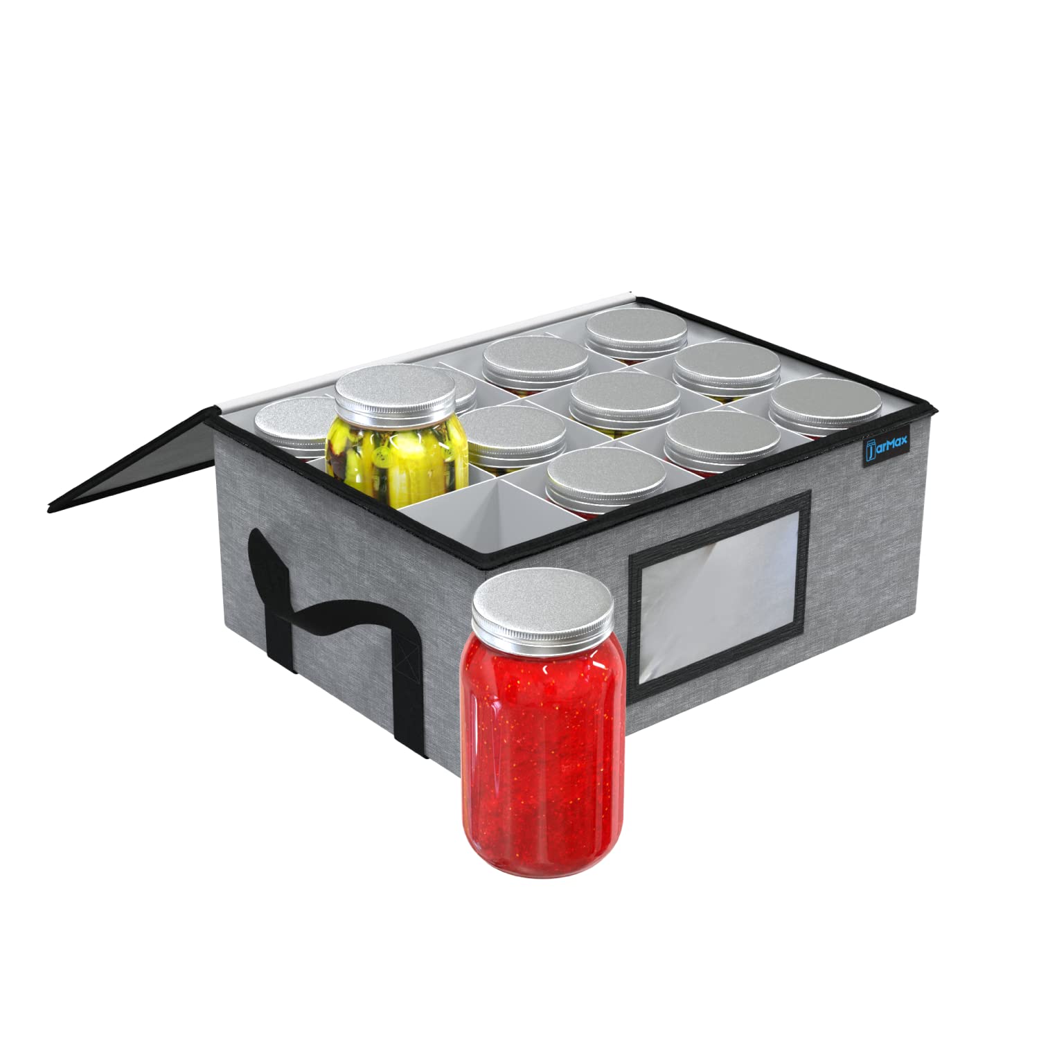 Amazon.com: JarMax 32 oz Mason Jar Organizer-Canning Jar Organizer-Sturdy Canning Jar Storage ...