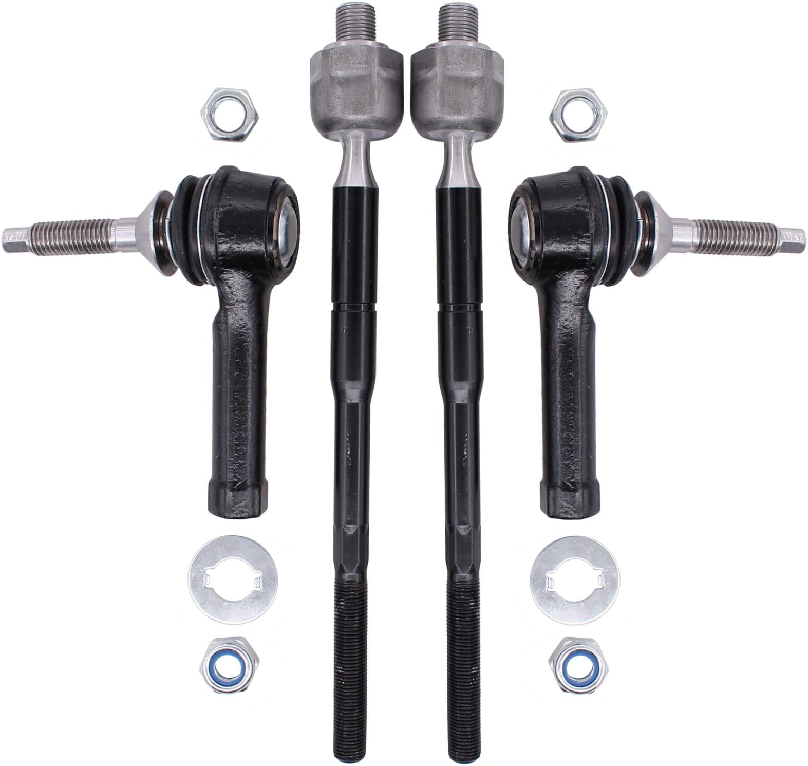 Amazon.com: NewYall Front Inner and Outer Left Right Steering Tie Rod ...