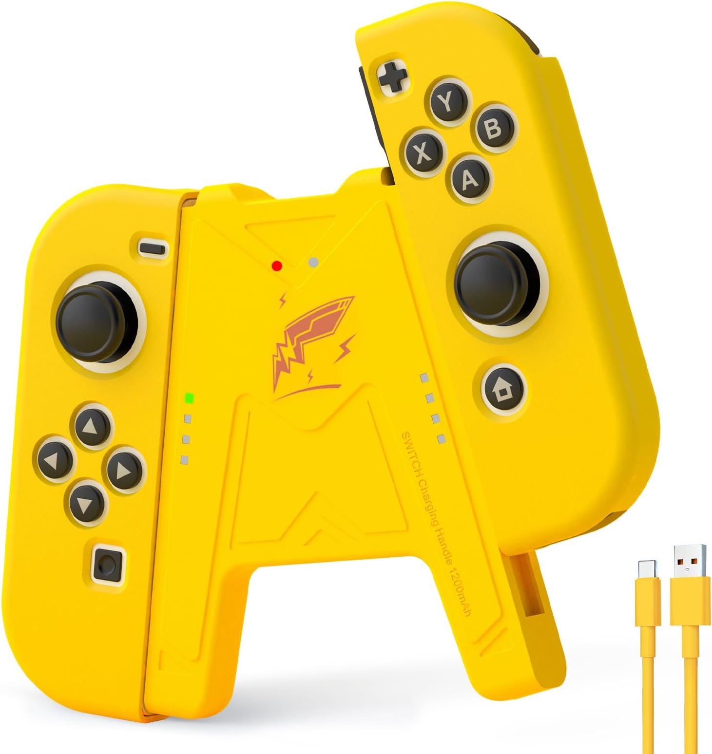 Amazon.com: JINGDU Switch Joy-Con Charging Grip with 1200mAh Battery ...