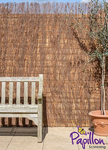 4.0 x 1.8m (13ft 1in x 5ft 11in) Brushwood Heather Thatch Natural ...