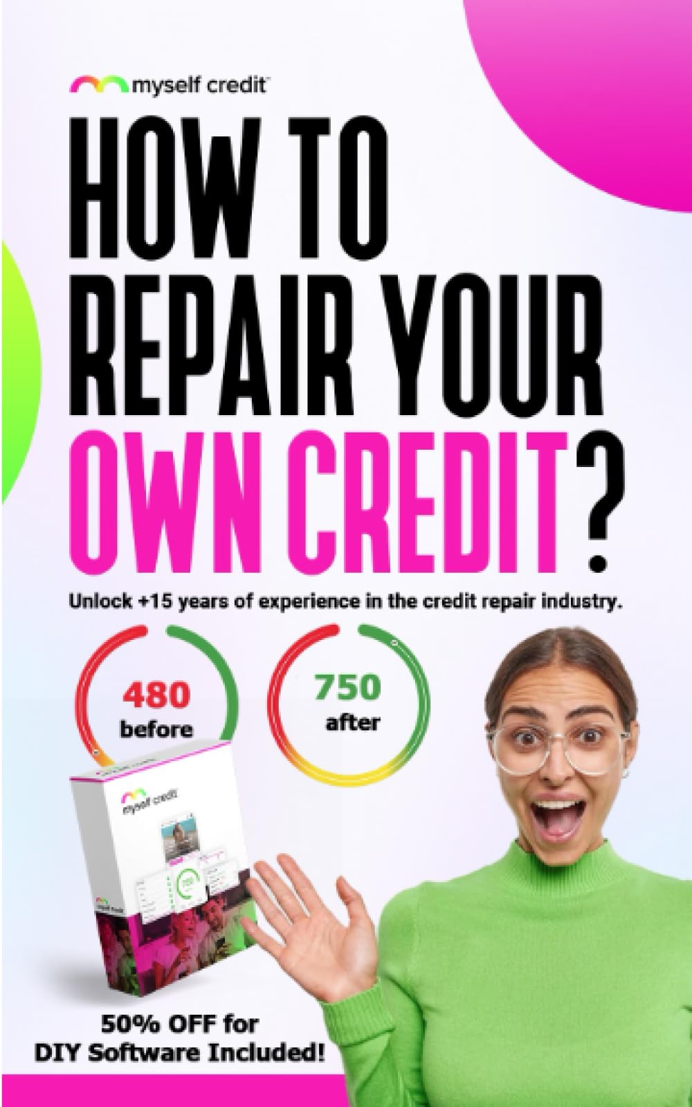How to Repair your OWN CREDIT? INCLUDES ACCESS CODE to Myself Credit Dispute Composer software ...