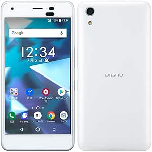 Amazon | DIGNO J 704KC 本体 SIMフリー (SIMロック解除済み）(ホワイト) | ノーブランド品 | スマートフォン本体
