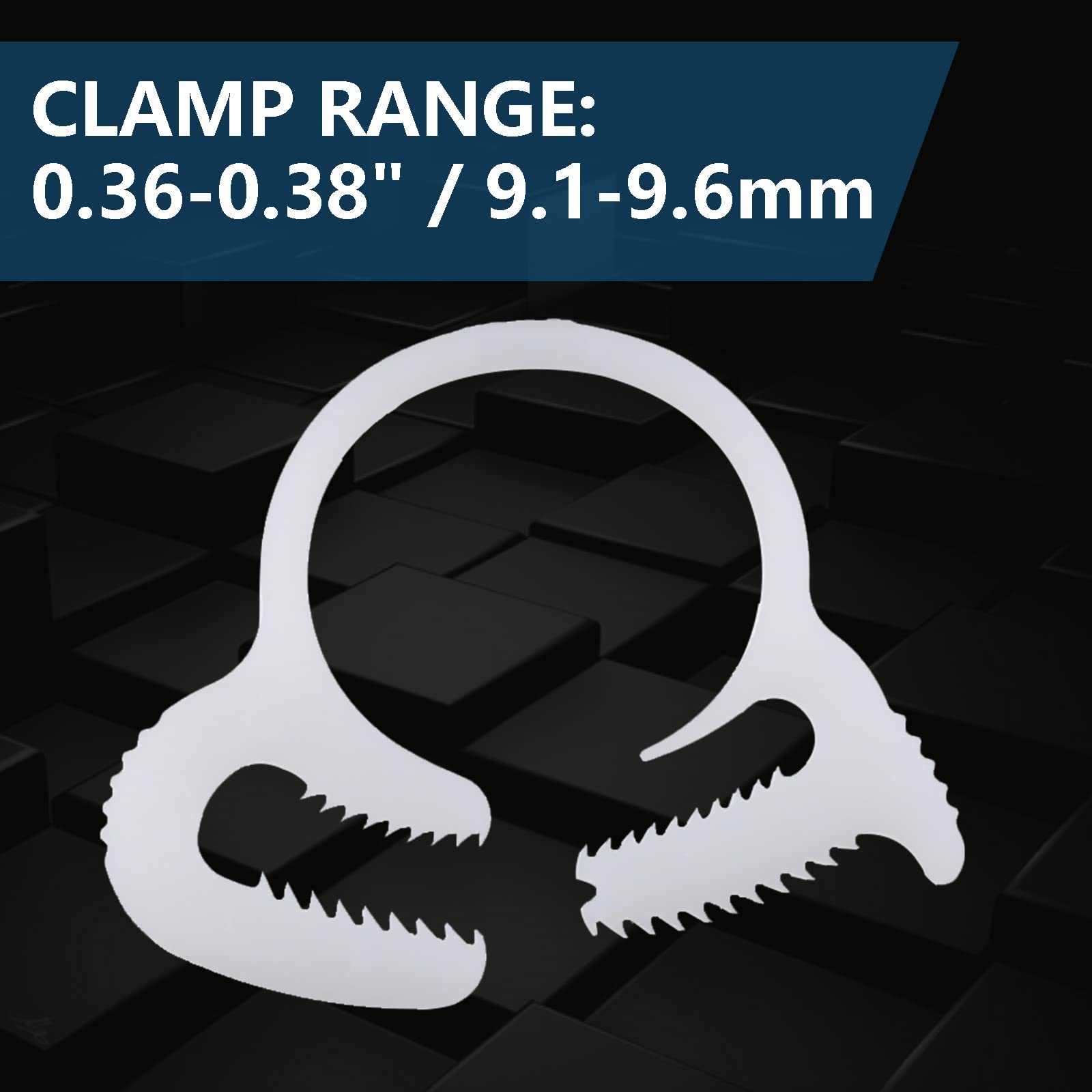 Snapklik.com : Rierdge 20 Pcs 3/8" Heavy Duty Double Snap Grip Nylon ...