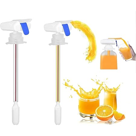 Amazon.com | 2 pack Magic Electric Automatic Fridge Tap Drink Straw ...