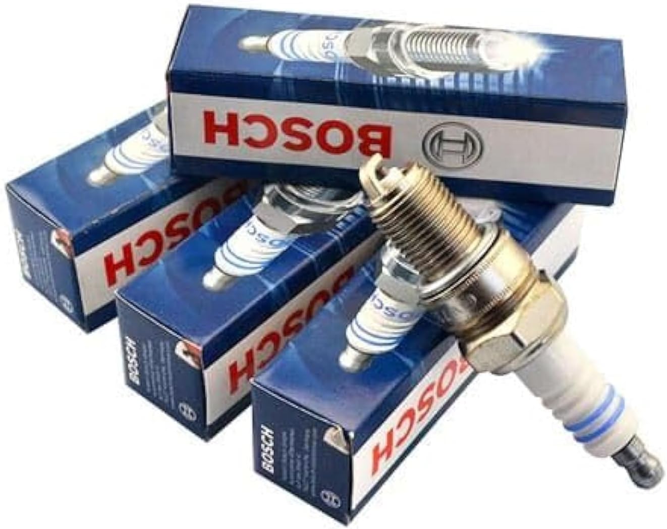 طقم بوجيهات 2 شمعة (4 قطع ) من بوش لدايو نوبيرا 1.6 : Amazon.com: السيارات