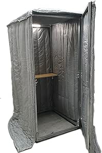 Portable Vocal Booth for Recording,Heavy Duty Frame Home Studio Booth ...