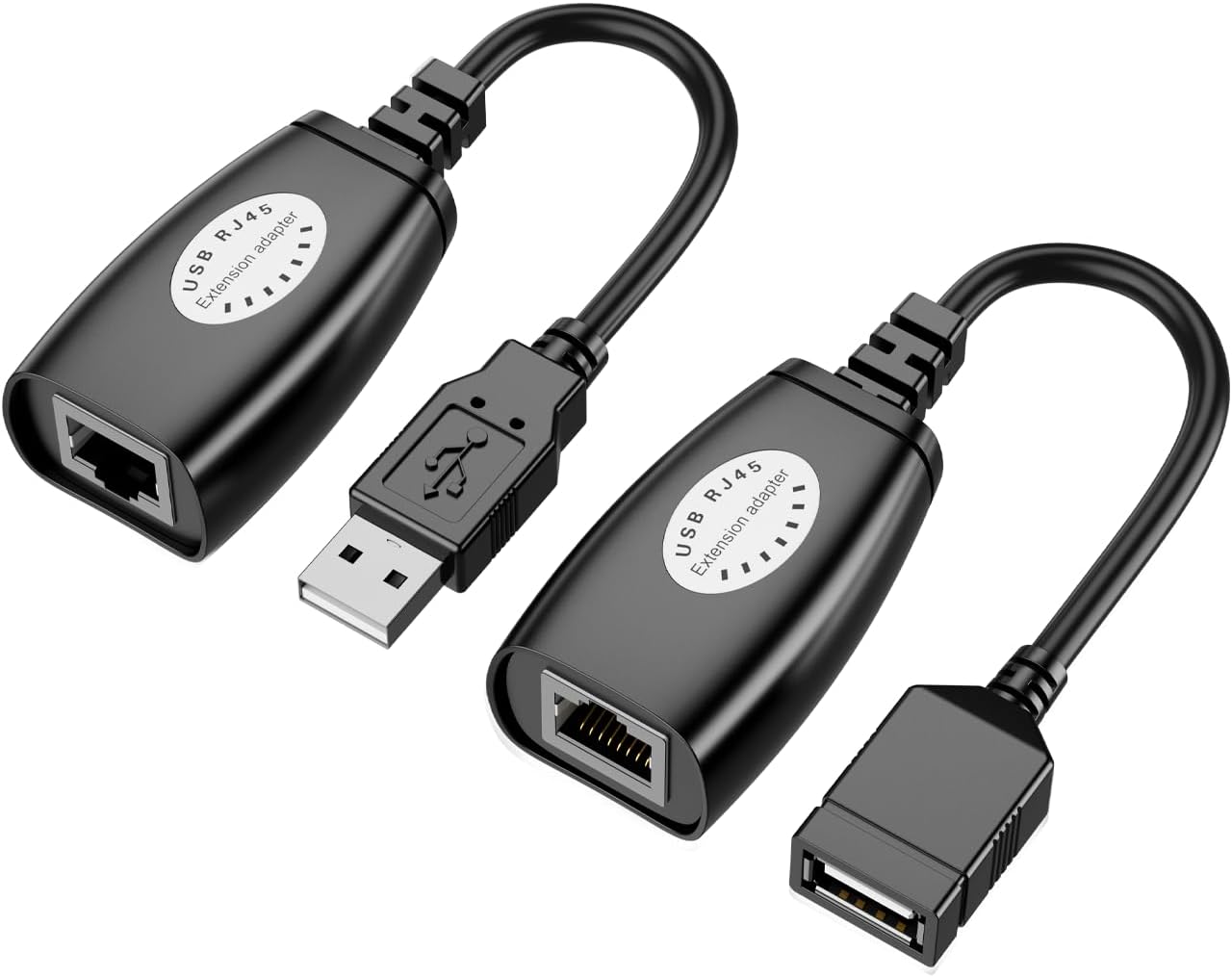 Amazon.com: USB Over RJ45，USB RJ45 Extender Over Cat5/Cat5e /Cat6 Cable ...