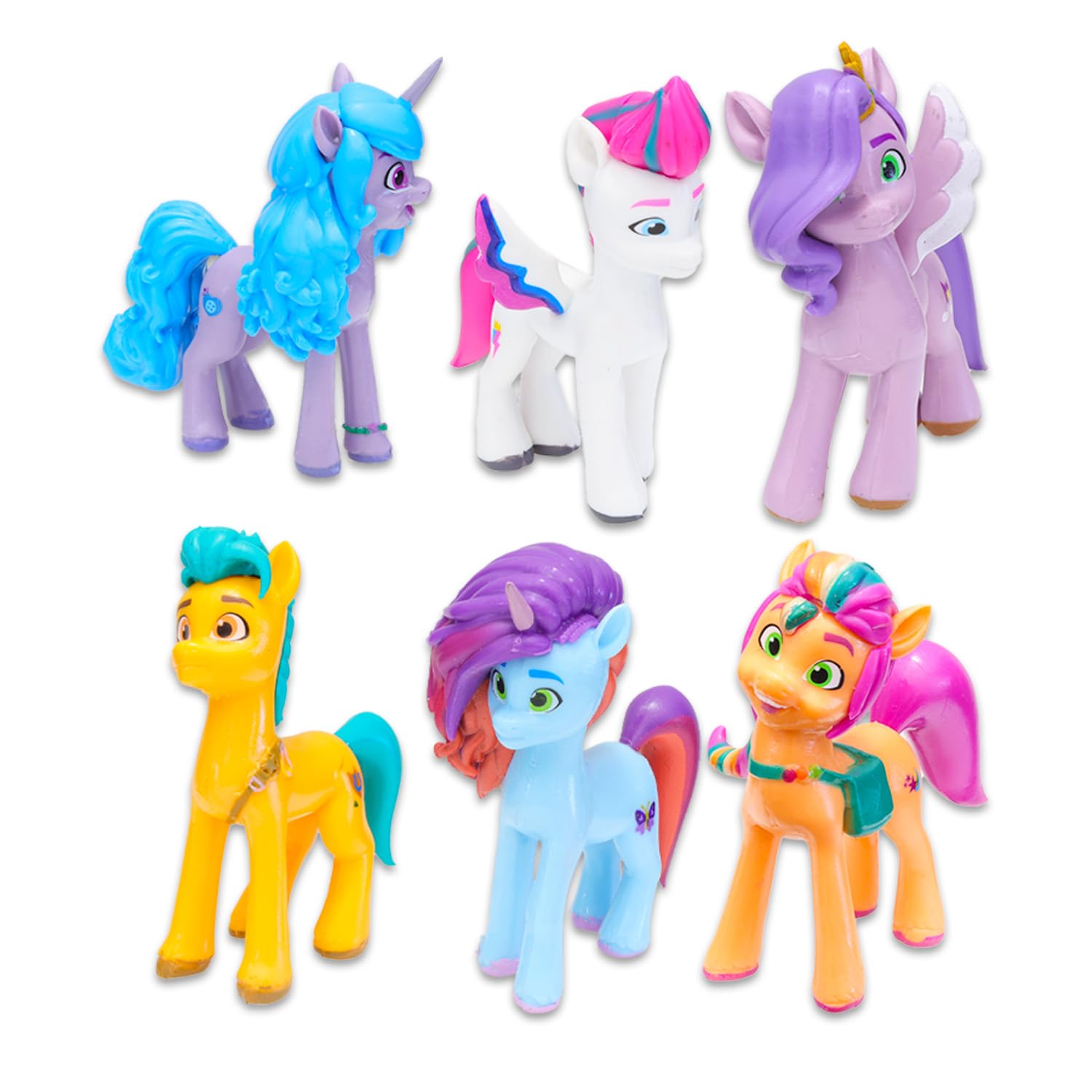 Snapklik.com : My Little Pony Mini Figures 6 Pack - Toy Bundle