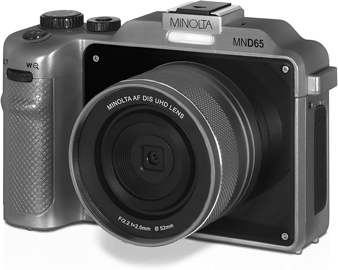 Amazon.com : Minolta Digital Camera – 56MP Photos, 4K 60FPS Video, Dual ...