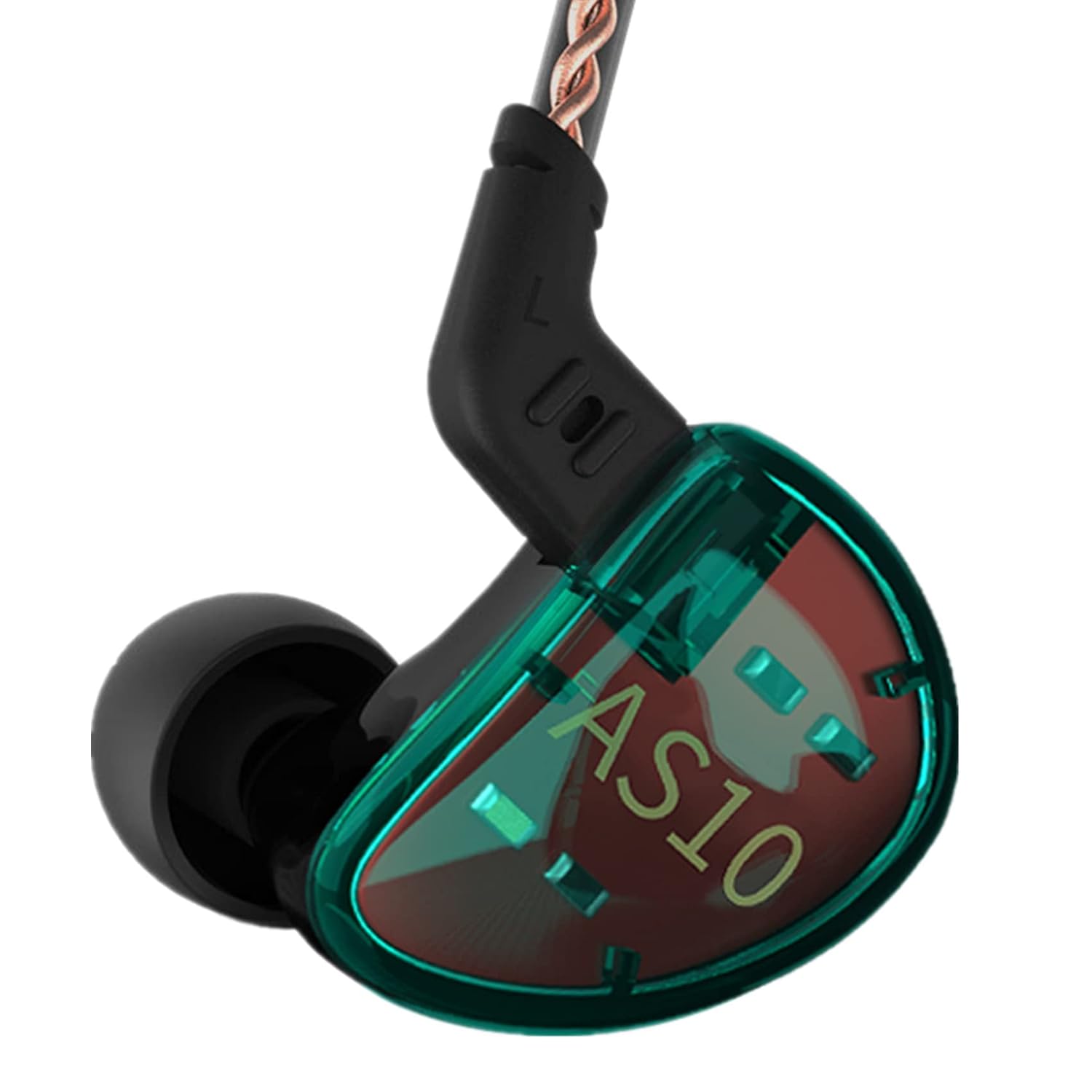 YINYOO KZ AS10 Earbuds, in Ear Monitor Earphones IEM for Musicians Singers Drummers High ...