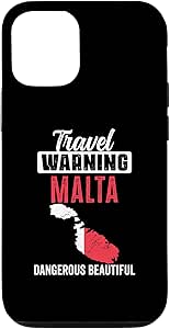 Amazon.com: iPhone 13 Pro Travel Warning Malta Dangerous Beautiful ...