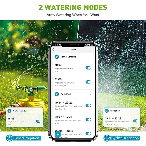 Snapklik.com : Sprinkler Timer Outdoor, Bluetooth Hose Timer To 60M ...