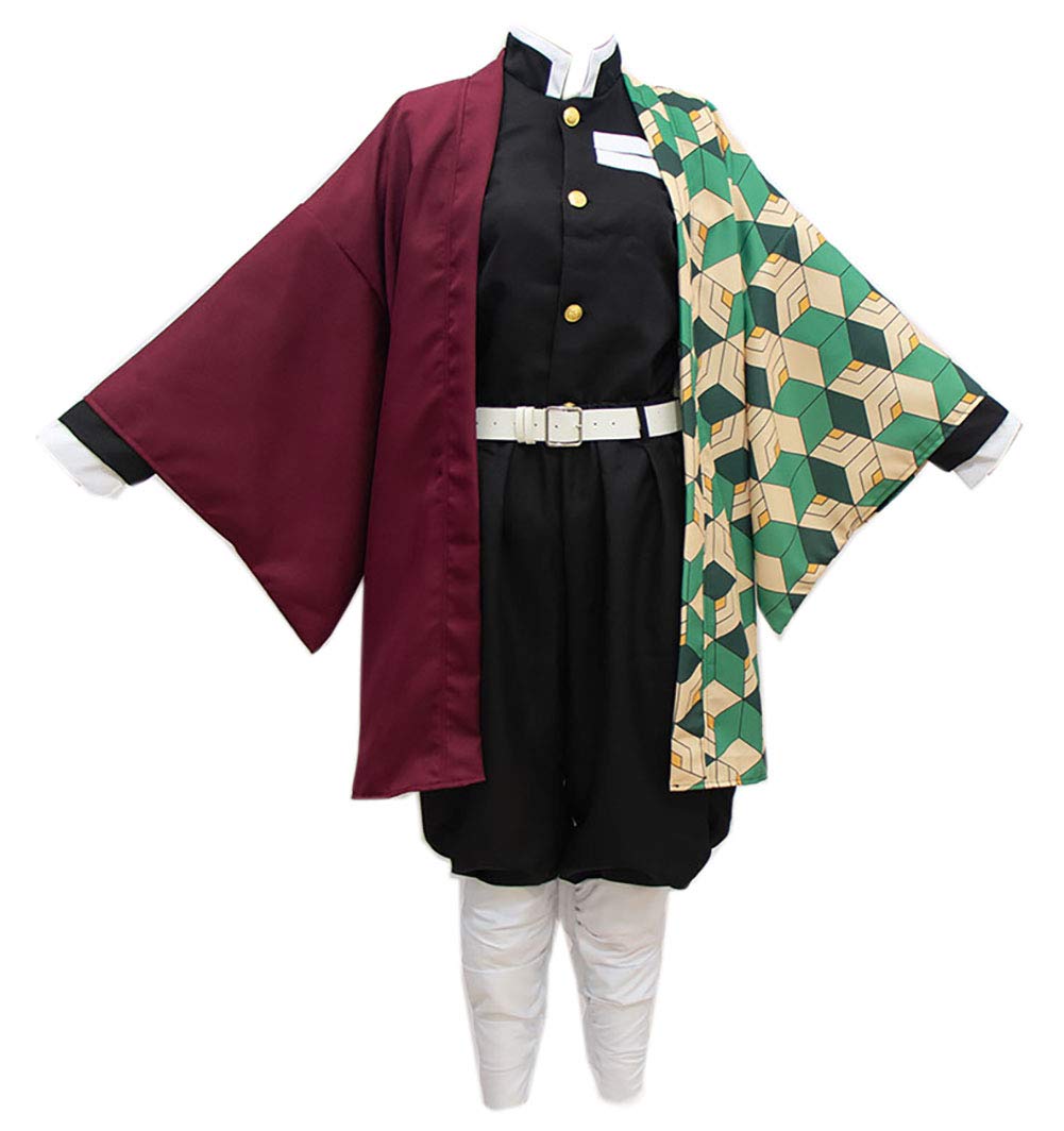 Demon Slayer Kimetso No Yaiba Cosplay Costume Tanjiro Kamado Nezuko ...