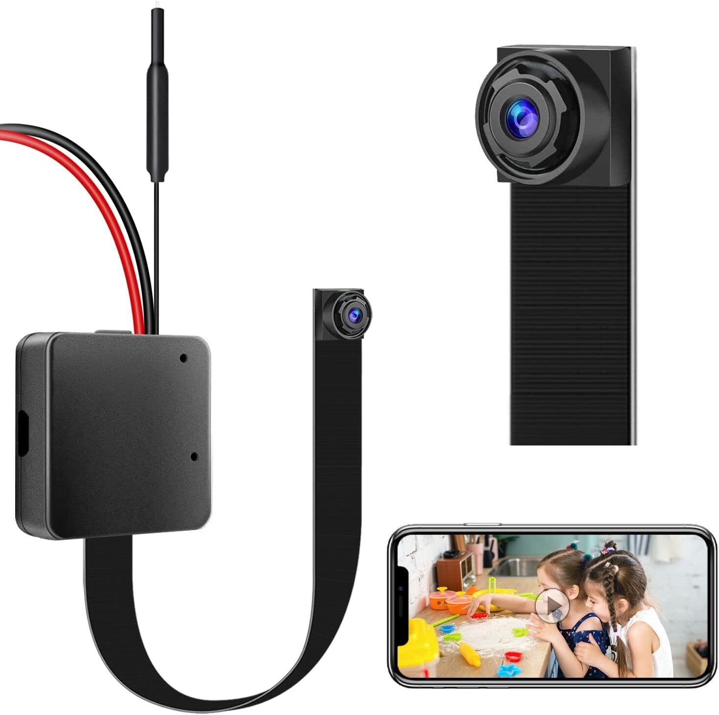 Amazon.com : Smallest Wireless WiFi Camera,HD1080P Hidden Camera,WiFi ...