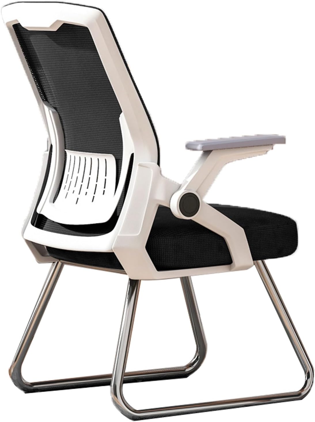 Amazon.com: Mesh Office Chair with Sled Base, Ergonomic Computer Desk ...
