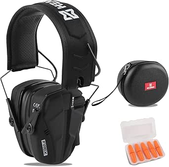 HEARMOR Electronic Shooting Ear Protection with Protective Case, Sound ...