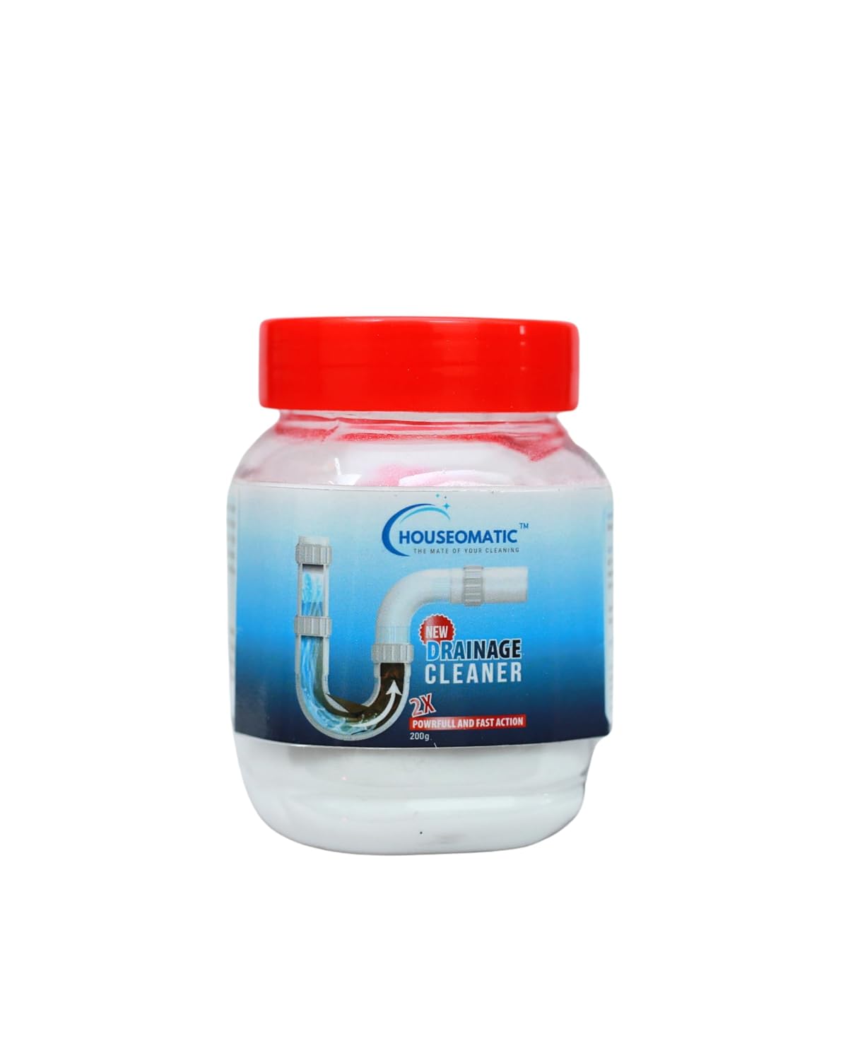 HOUSEOMATIC Drainage Cleaner Powder (200gm) | Removes Blockages ...