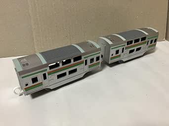 Amazon.co.jp: Plarail E233 Series Shonan Intermediate Car Green Car ...