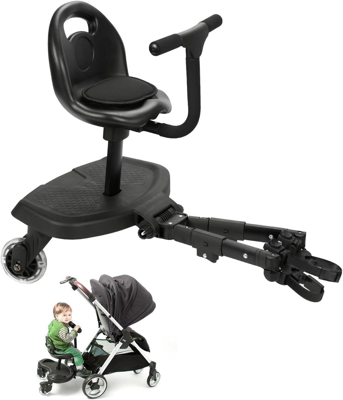 Amazon.com : PROYONGOO Universal Stroller Board with Detachable Seat, 2 ...