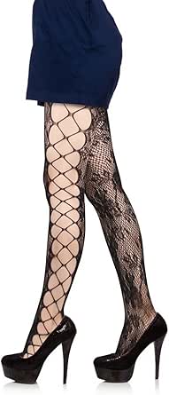 Benefeet Sox Womens Black Fishnets Sexy Patterned Fishnet Tights Hollow ...
