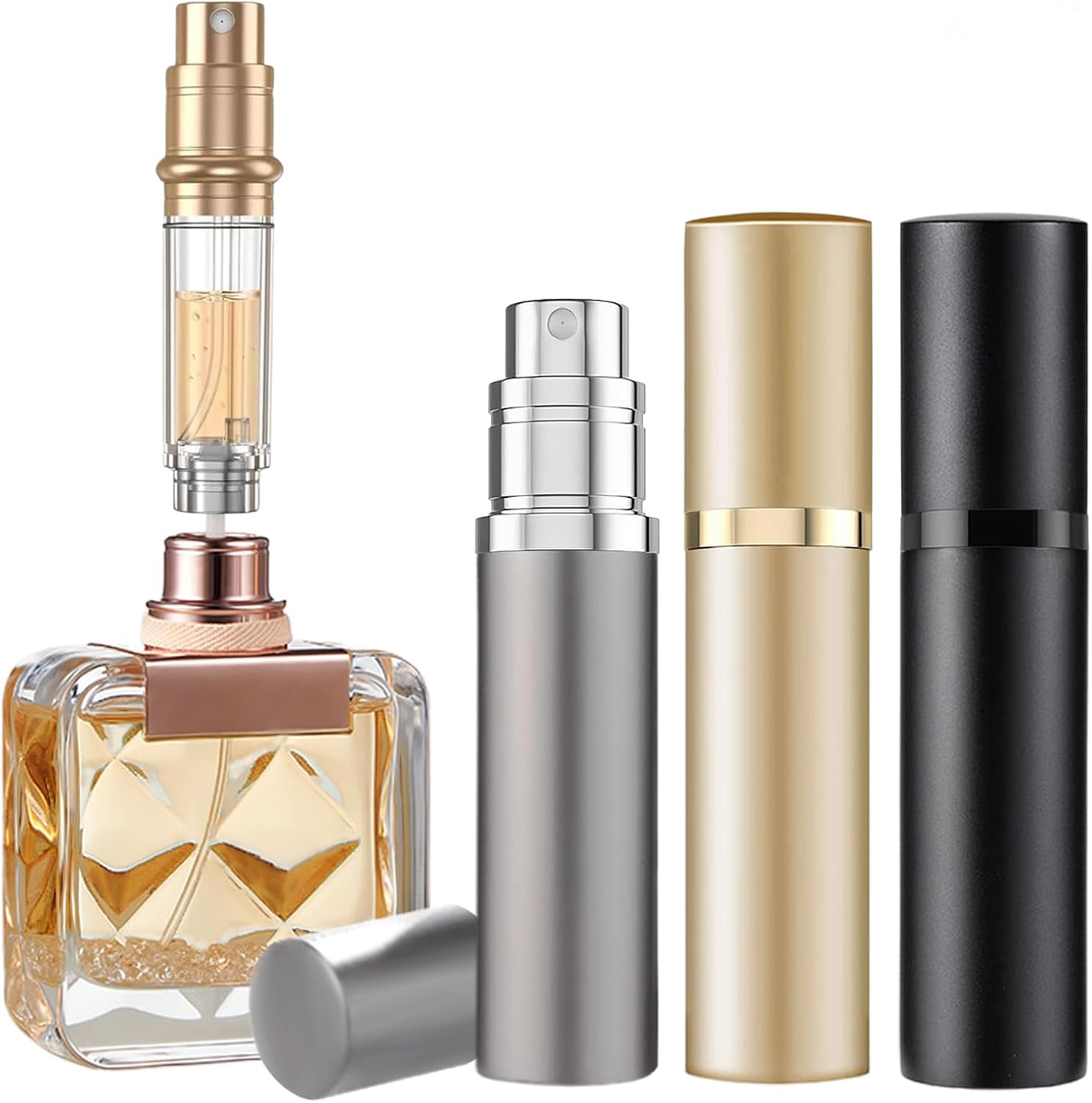 Amazon.com: TOPTHY 3Pcs Mini Perfume Atomizer Refillable, 5ML Travel ...