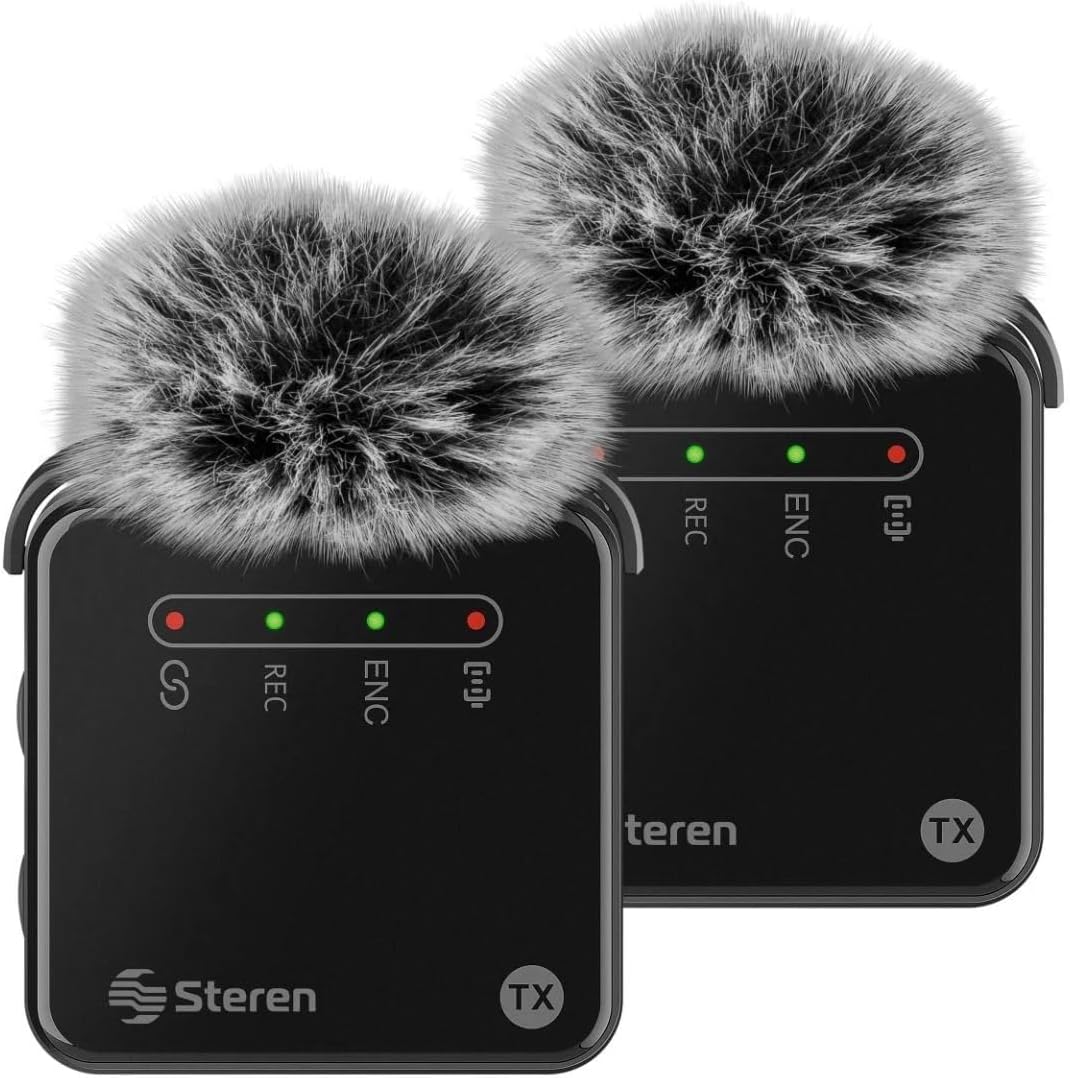STEREN Micrófonos inalámbricos ENC de Solapa USB C : Amazon.com.mx ...