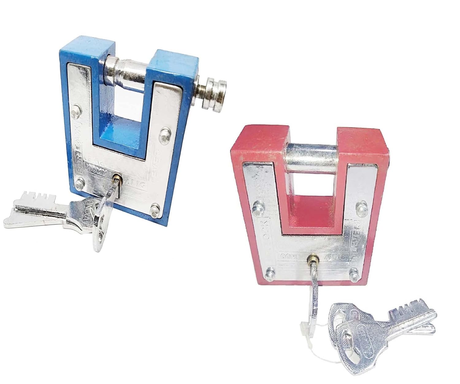 Unikkus Set of 2, Aligarh Bar Lock 100MM Lock for Home | Heavy-Duty 10 ...