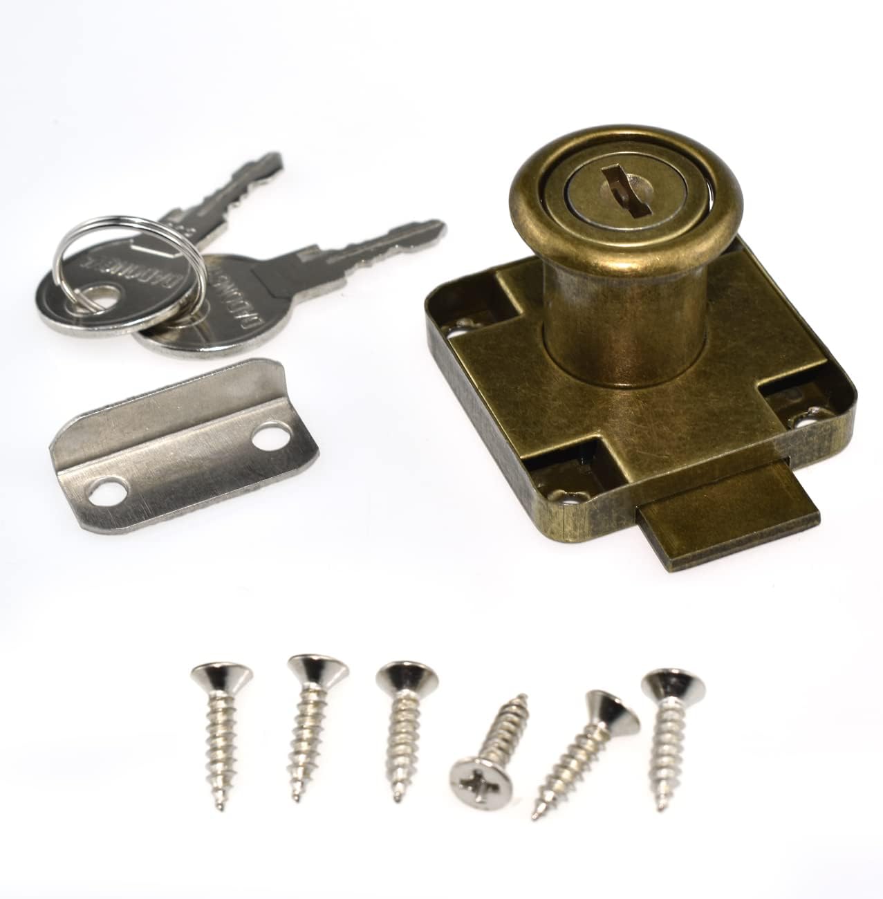 Amazon.com: Drawer lock letter box lock desktop lock door lock, model ...