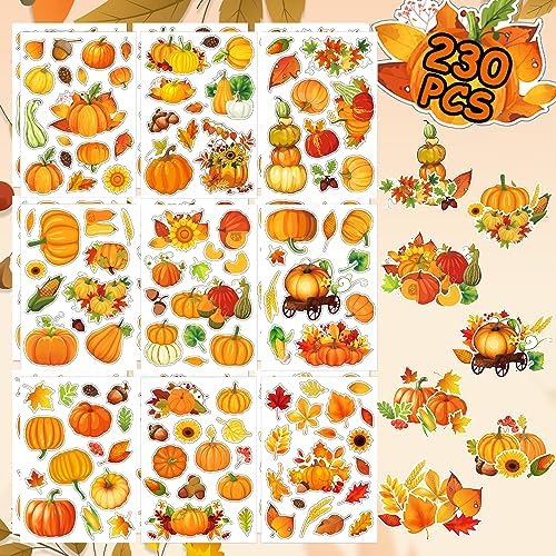 Amazon.com: Teacher Created Resources Fall Stickers, Multi Color (1806 ...