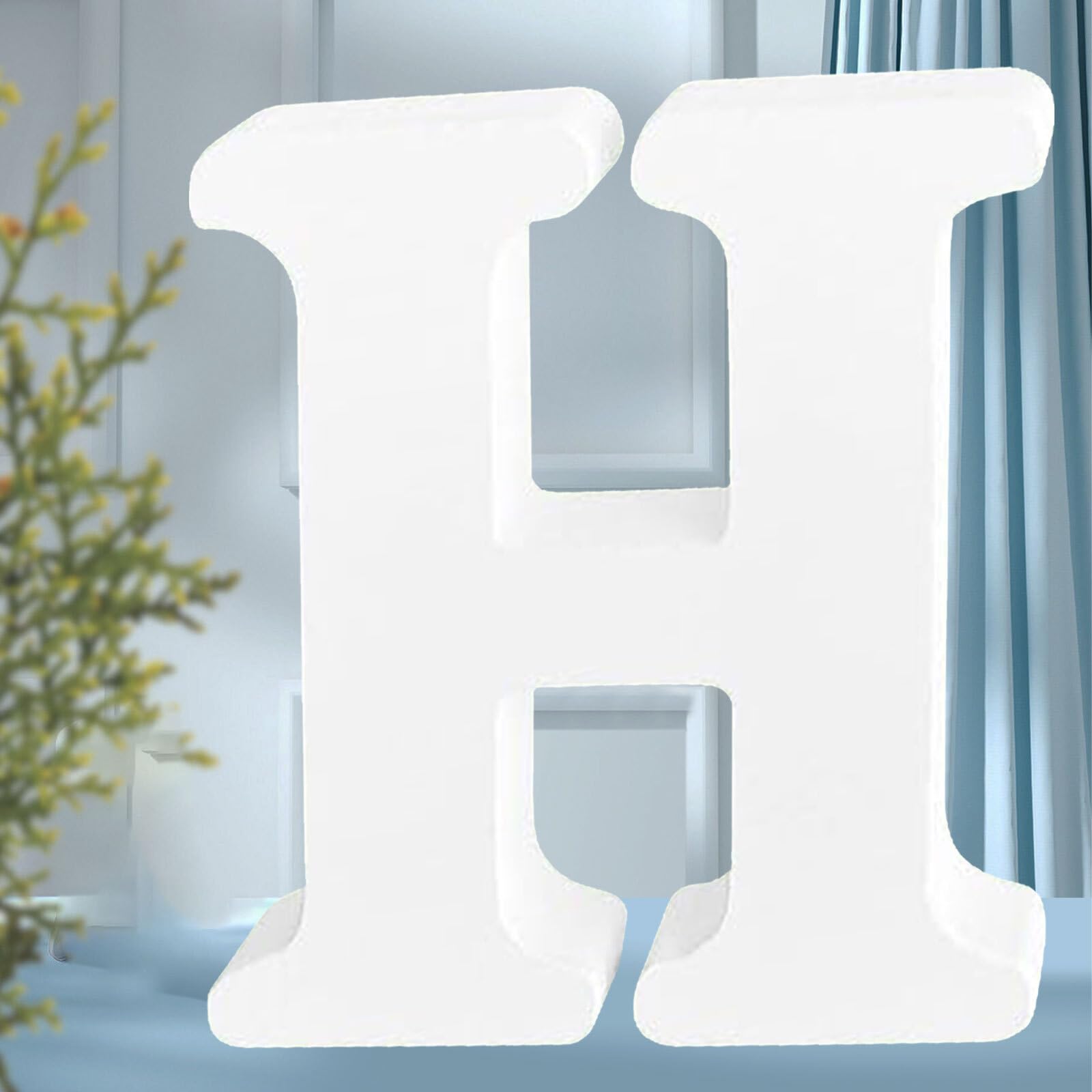 Amazon.com: 5ARTH 12 inch H White Wood Letters,Unfinished Wood Letters ...