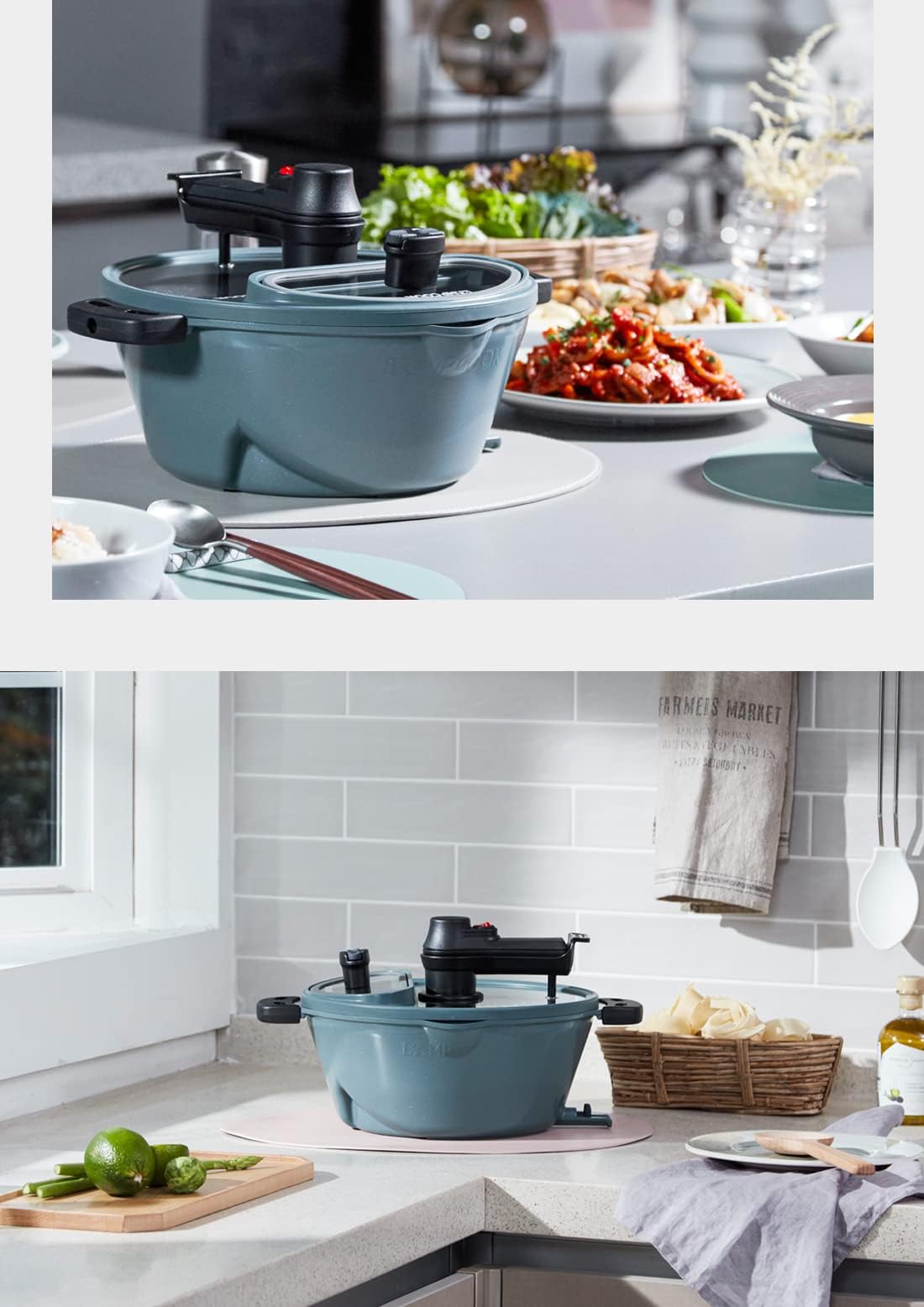 Amazon.com: [Lampcook Plus]_Rotating blade/Automatic stirrer pot/Hand ...