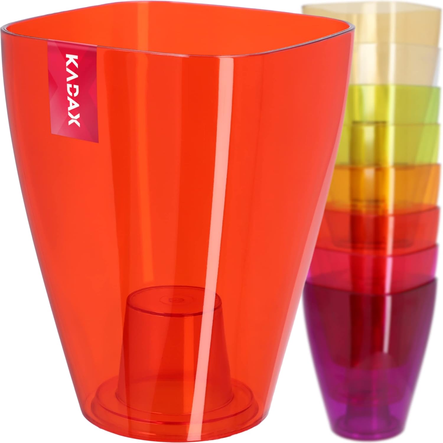 KADAX Flower pot, slim orchid pot, simple plant pot, flower pot for ...