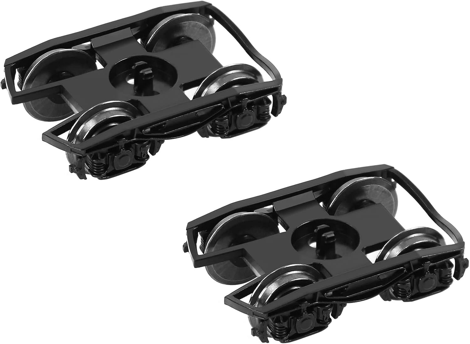 Evemodel 2Stk. Modellbahn Spur H0 1:87 hohe Felge Psyllium Drehgestell ...