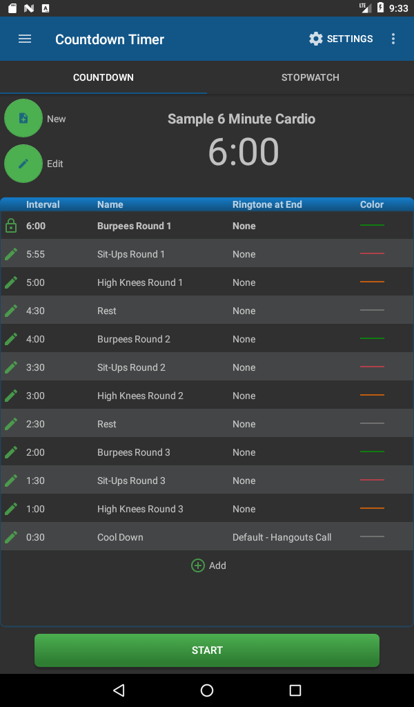 Timers Plus (Interval/Countdown & Stopwatch) - App on Amazon Appstore