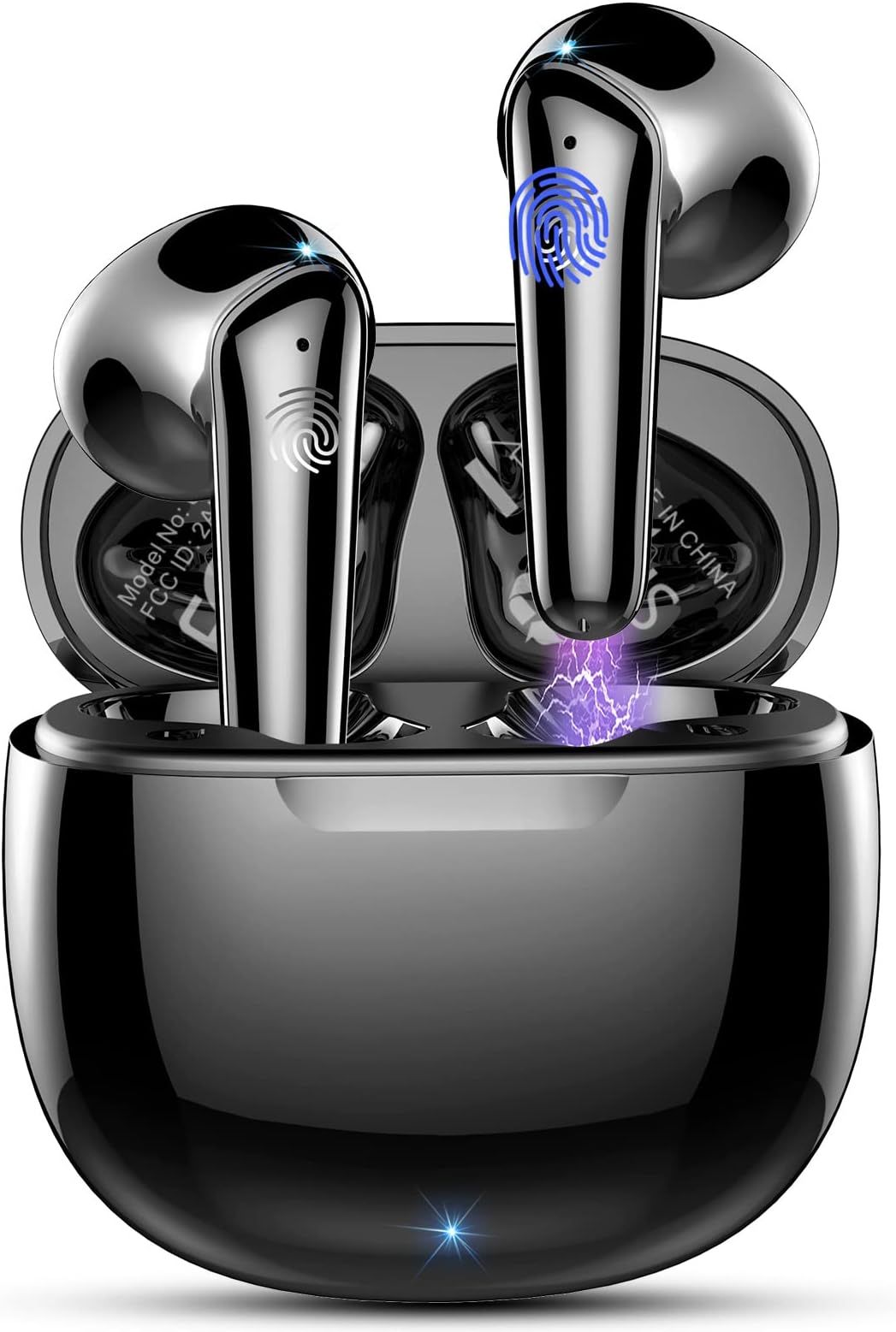 Amazon.com: Ordtop Wireless Earbud, Bluetooth 5.3 Headphones Bluetooth ...