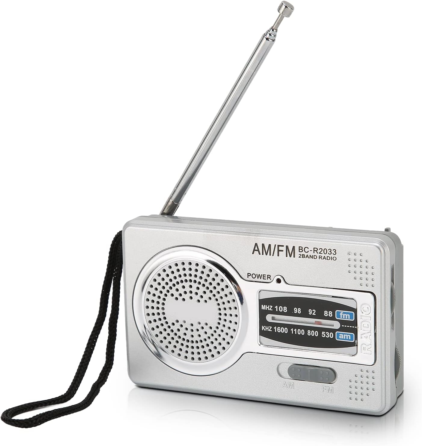 Amazon.com: Portable Radio, AM FM Transistor Radio DSP Chip with Long ...