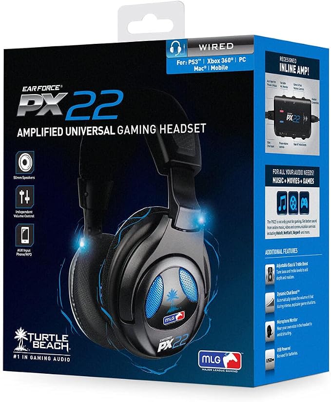 Amazon.com: Turtle Beach - Ear Force PX22 Universal Amplified Gaming ...