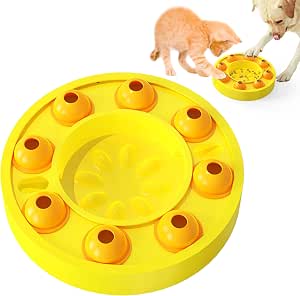 Amazon.com: Interactive Dog Toys Treat Dispenser - Food Dispensing Slow ...