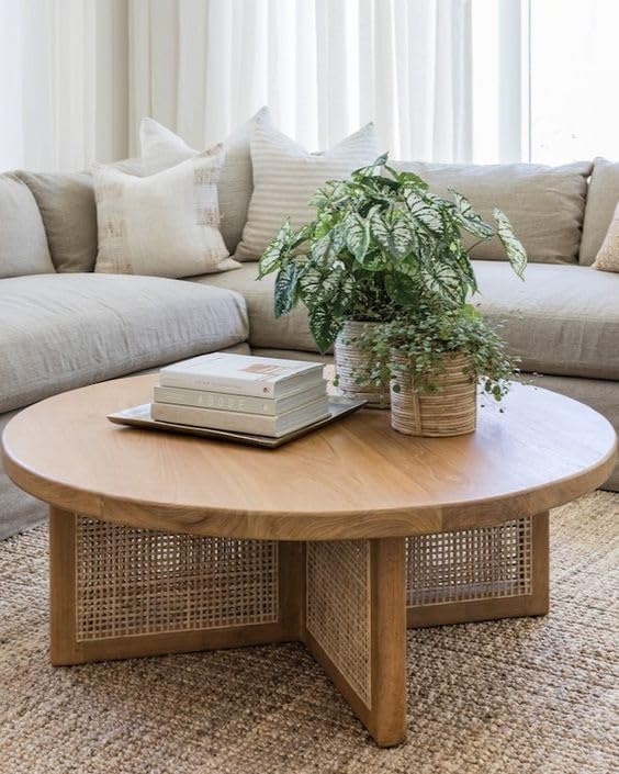 GK International Solid Wooden Coffee Table | Center Table for Living Room, Bedroom, Hall & Home ...