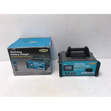 Ring Automotive RCB320 Fully Auto Battery Charger/Engine Start Metal ...