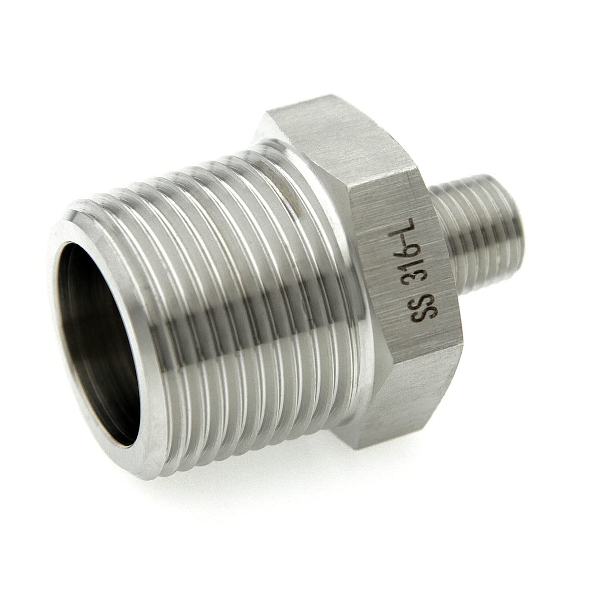 Snapklik.com : 1" NPT Male X 1/4" NPT Male, Stainless Steel 316-L ...