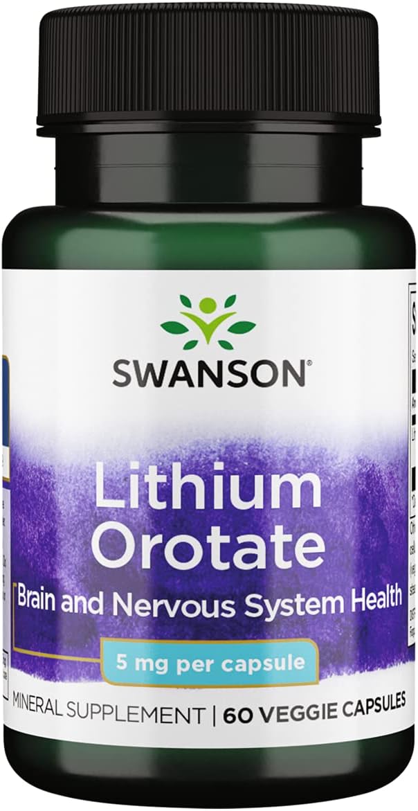 Amazon.com: Swanson Lithium Orotate Antioxidant Mood Emotional Wellness Behavior Memory Support ...
