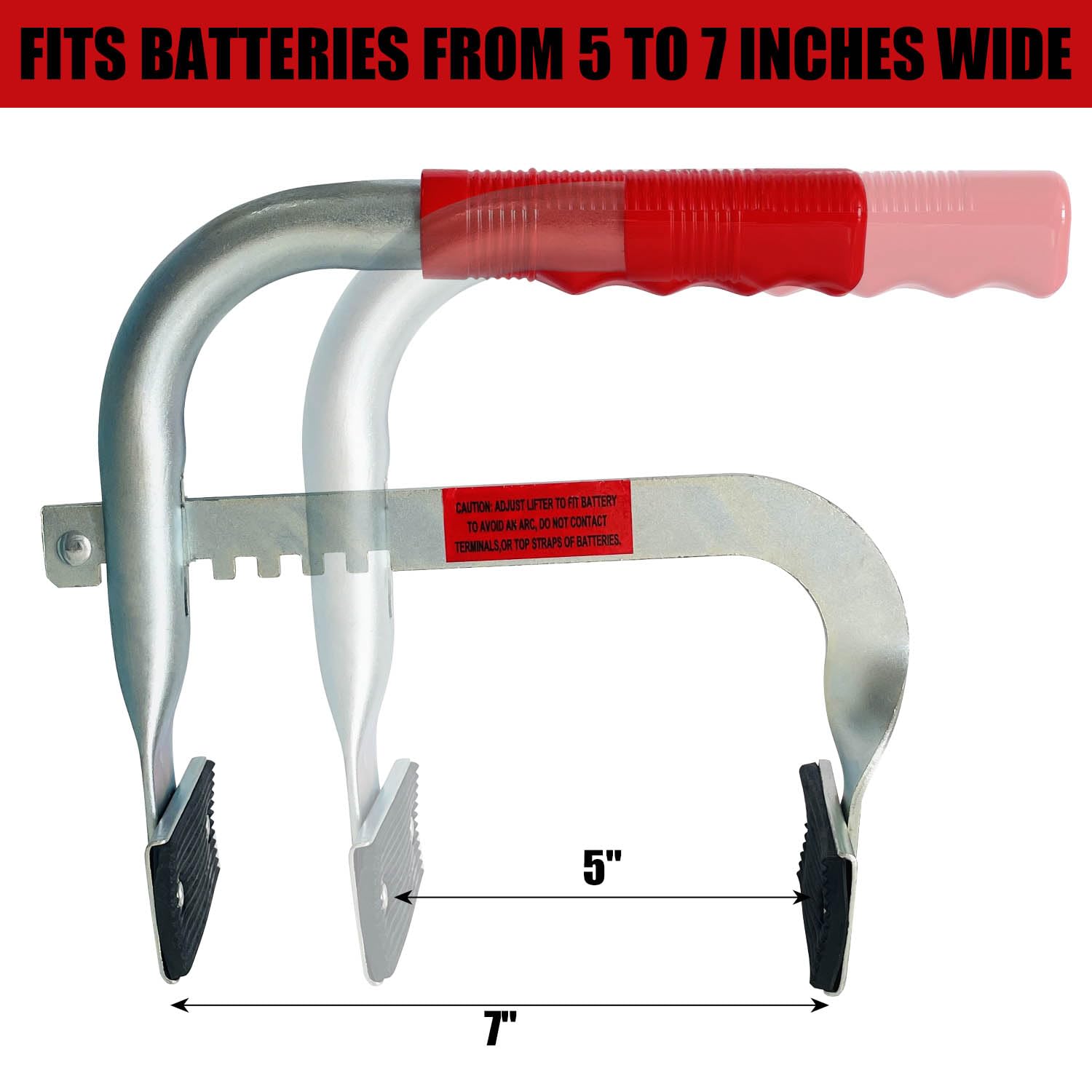 Snapklik.com : Socpuro Heavy Duty Battery Carrier, Adjustable Side Lift ...