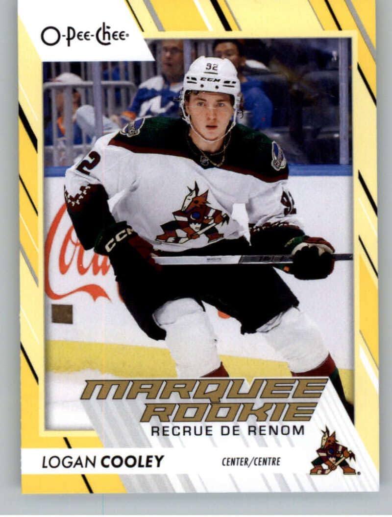 Amazon.com: 2023-24 O-Pee-Chee Yellow #584 Logan Cooley Arizona Coyotes ...